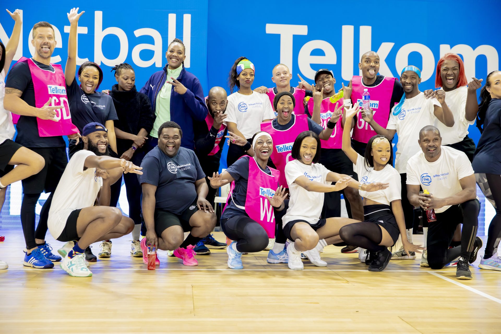 Telkom “Unlimits” Netball With The Youth Month Celebrity Face Off - Guy ...
